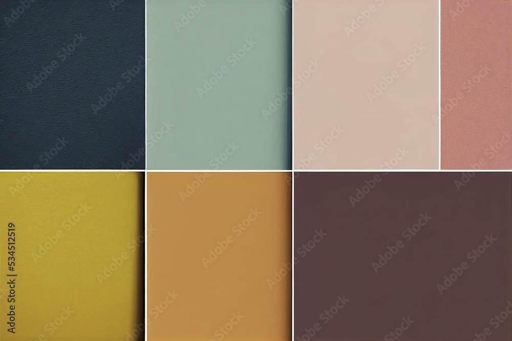 Tropical color palettes or color schemes are trends combinations Stock ...