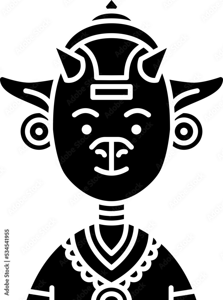 nandi icon Stock Vector | Adobe Stock