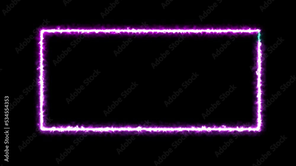 Vidéo Stock Lights motion loops square circular motion draws and ...