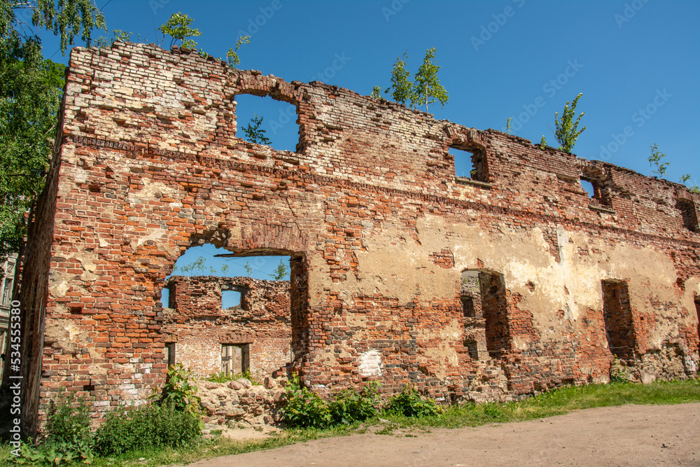 Ruins of the Old Cathedral built in 1435 and destroyed during the ...