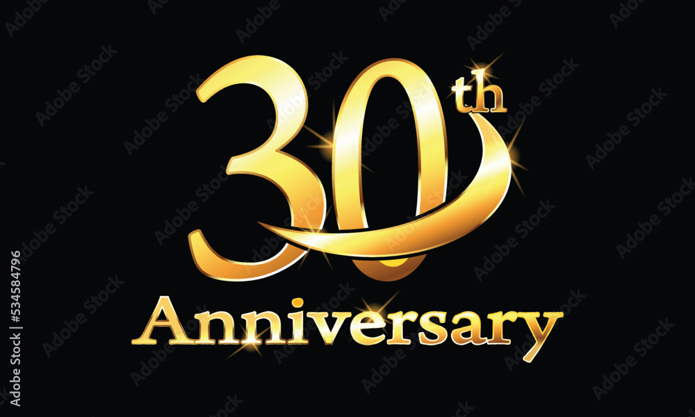 30 year anniversary celebration logo. 30th Anniversary celebration ...