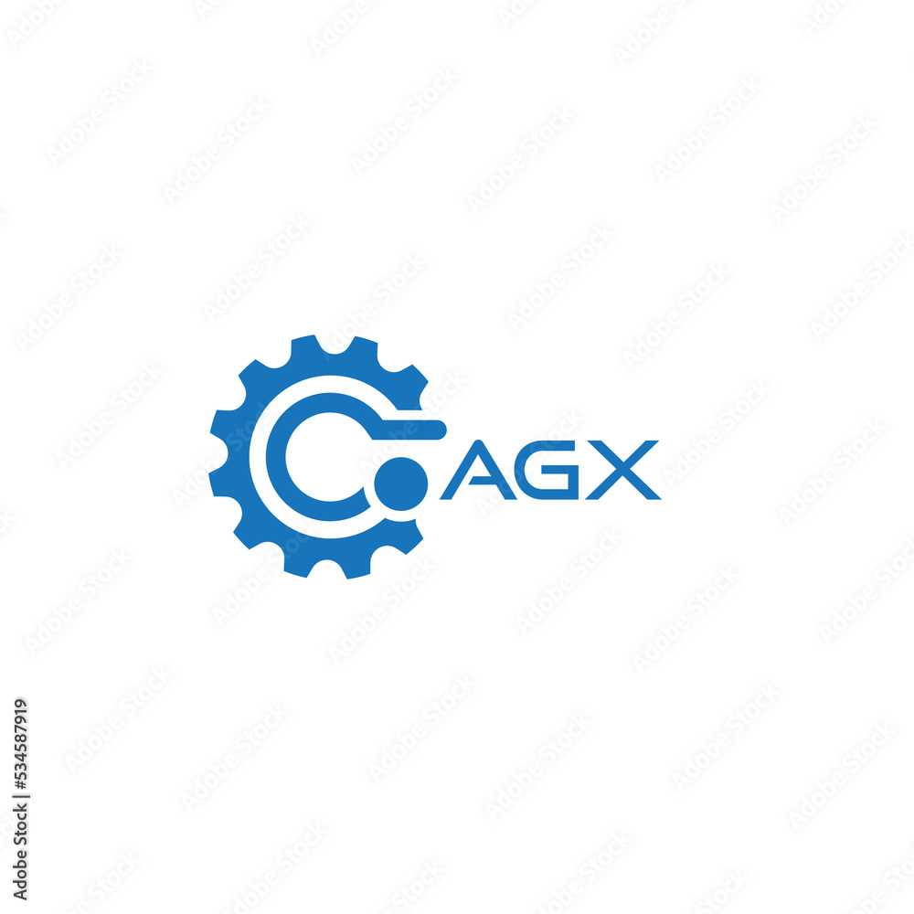 AGX letter design for logo and icon.AGX typography for technology ...