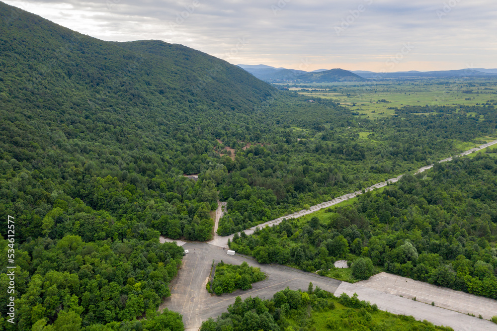 Zeljava Air Base in Croatia It is on the border between Croatia and ...