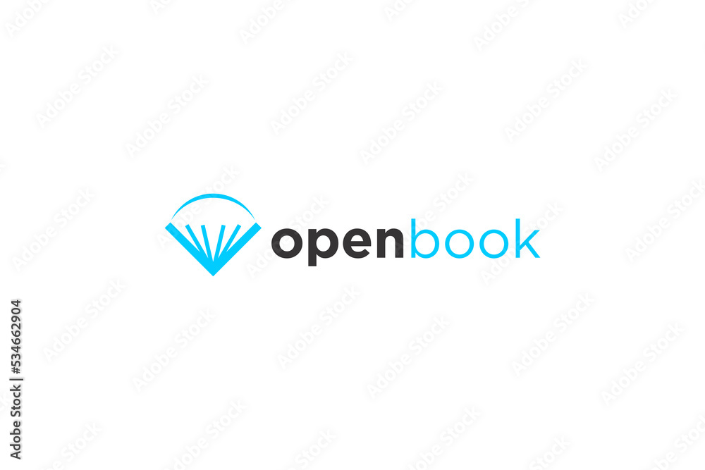 Book school logo design learning knowledge icon symbol reading library ...