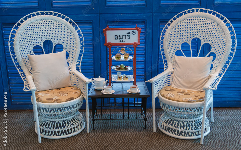 Luxury high tea with snacks and tea in a luxury hotel, high tea ...