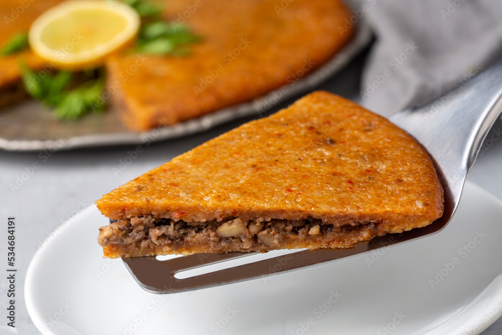 Fotografia do Stock: Traditional food of Antakya - Turkey, oruk in the ...