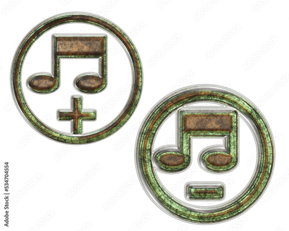 Metal volume signs- clipart png. Standard photoshop shapes- metal ...