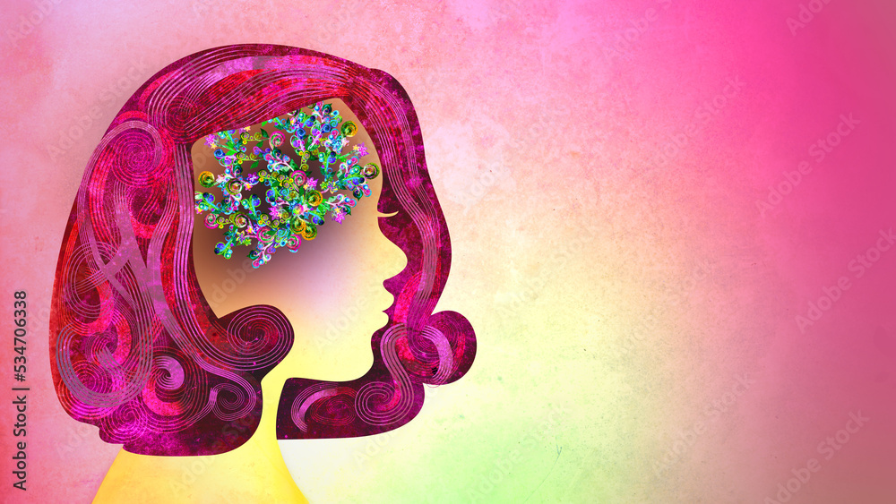 The Female Brain. Also available as an animation - search for 197518799 ...