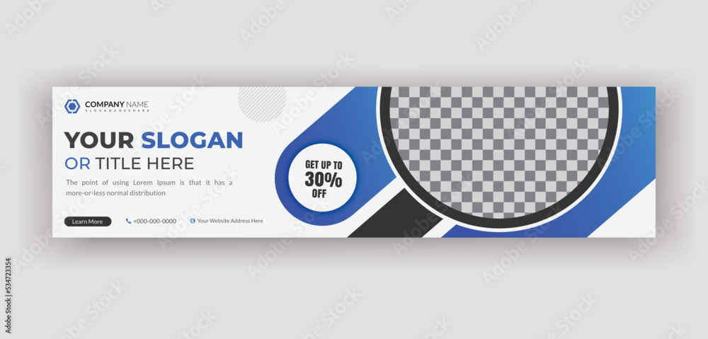 Simple corporate linkedin cover or Business solution linkedin banner ...