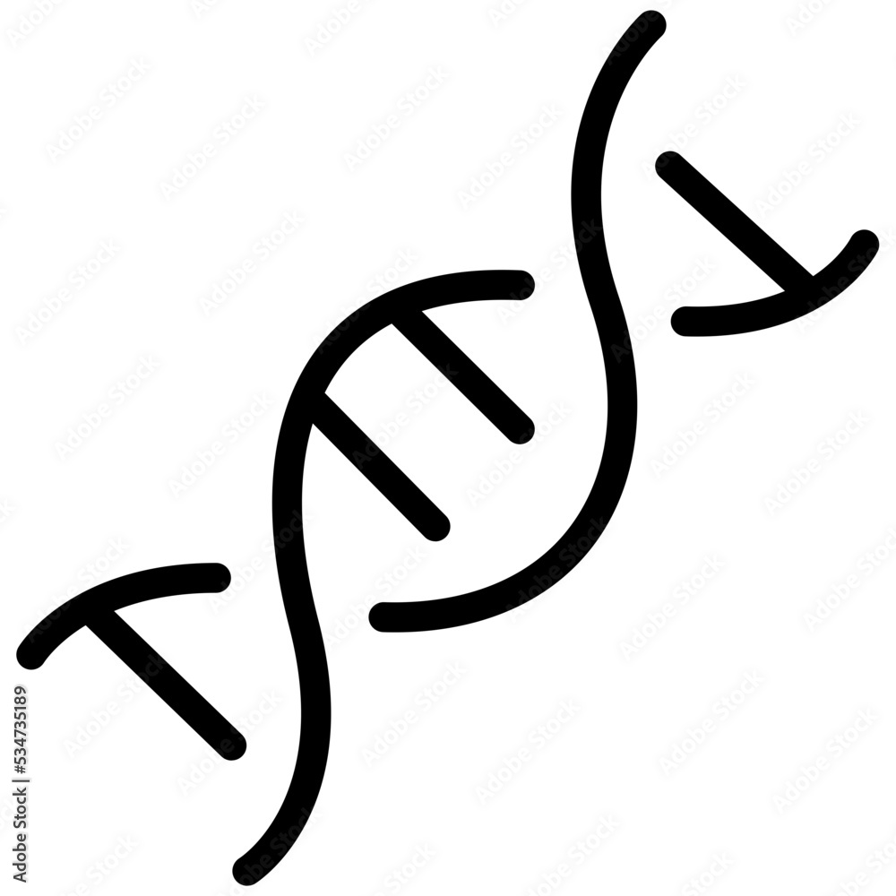 Biology, Dna, Double, helix, Genetics, Medical, Science, icon, symbol ...