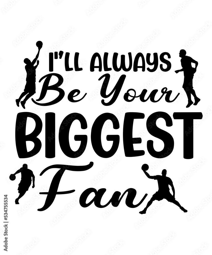 Biggest Fan Svg Girl Basketball Shirt Svg Basketball Sister Brother Cousin Niece Svg For