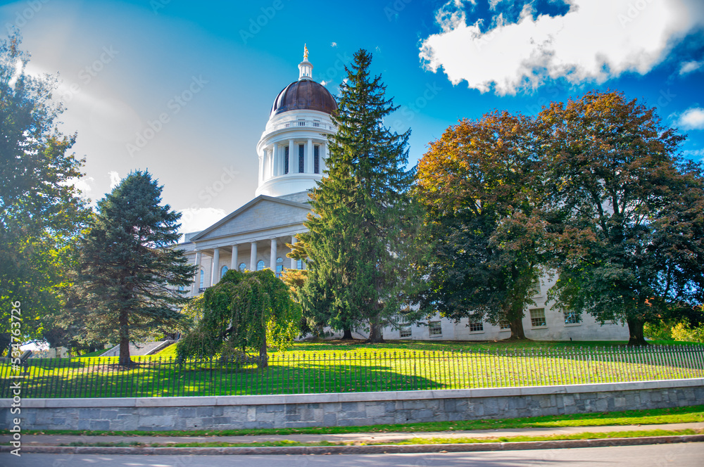Photo & Art Print Maine State House is the capitol building of Maine in ...