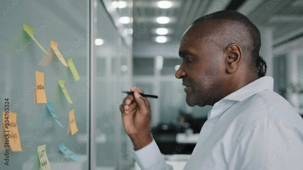 African businessman executive content manager develop strategy plan ... African businessman executive content manager develop strategy plan ...