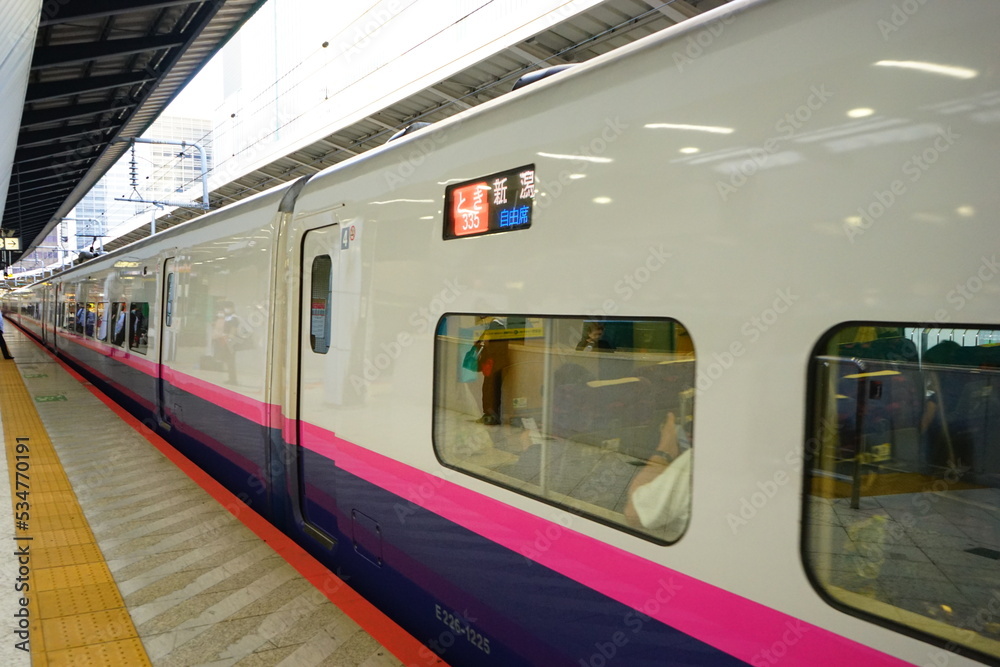 JR Easts, Joetsu Shinkanse, Bullet Train, Toki in Japan - 日本 JR東日本 上越 ...