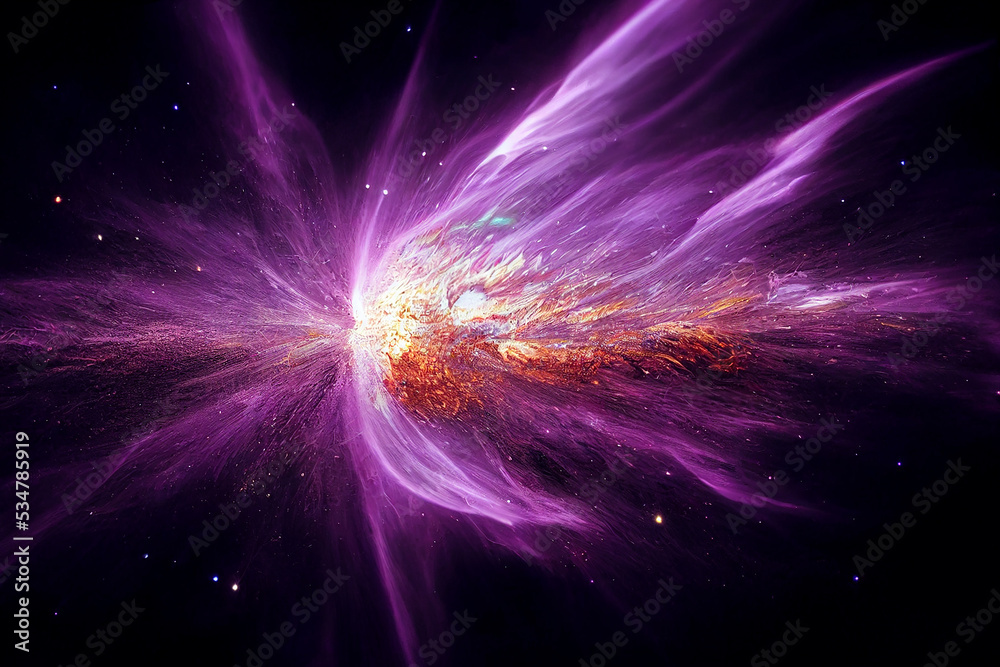 Collapse of Massive Star 3D Visualization Artwork Awesome Abstract ...