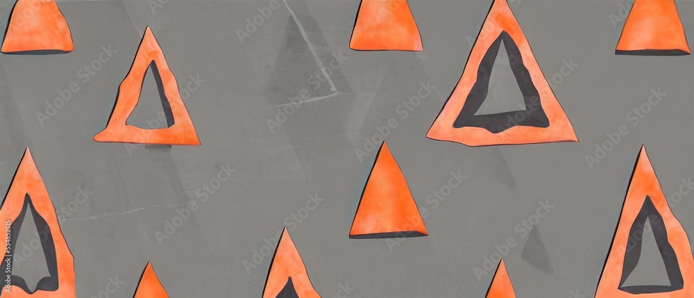 highly detailed background image with white color Nonagon shapes and ...