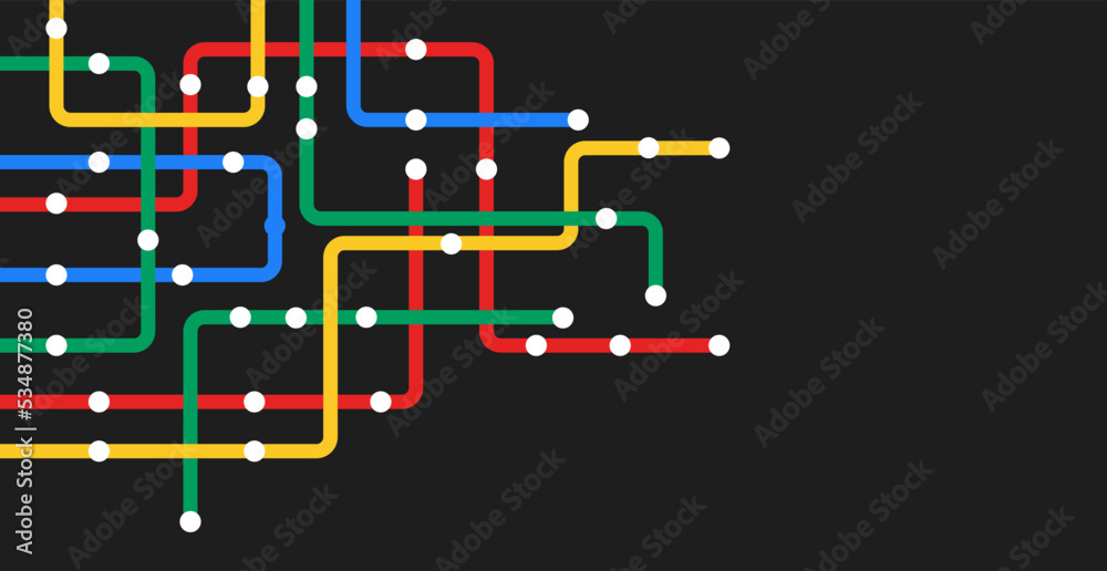 Circuit connect lines and dots. Network technology and Connection ...