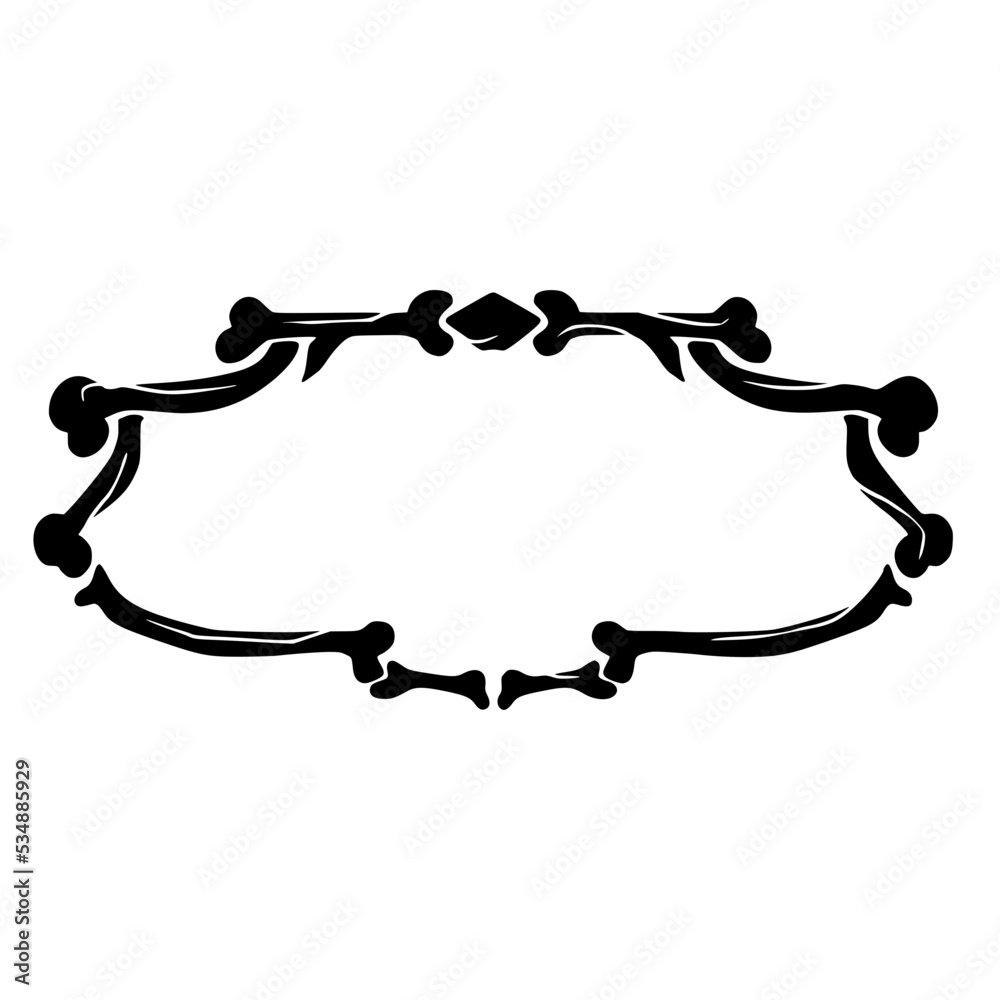 frame bone Stock Vector | Adobe Stock