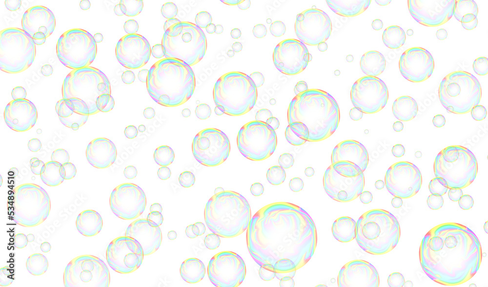 Soap Bubble Background Best Bubble Fizz Background With Colourful Shiny ...