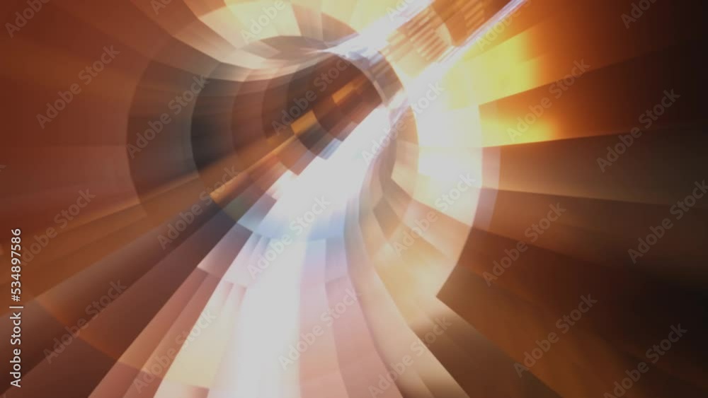 3D tunnel. Speed of digital lights seamless looping background motion ...