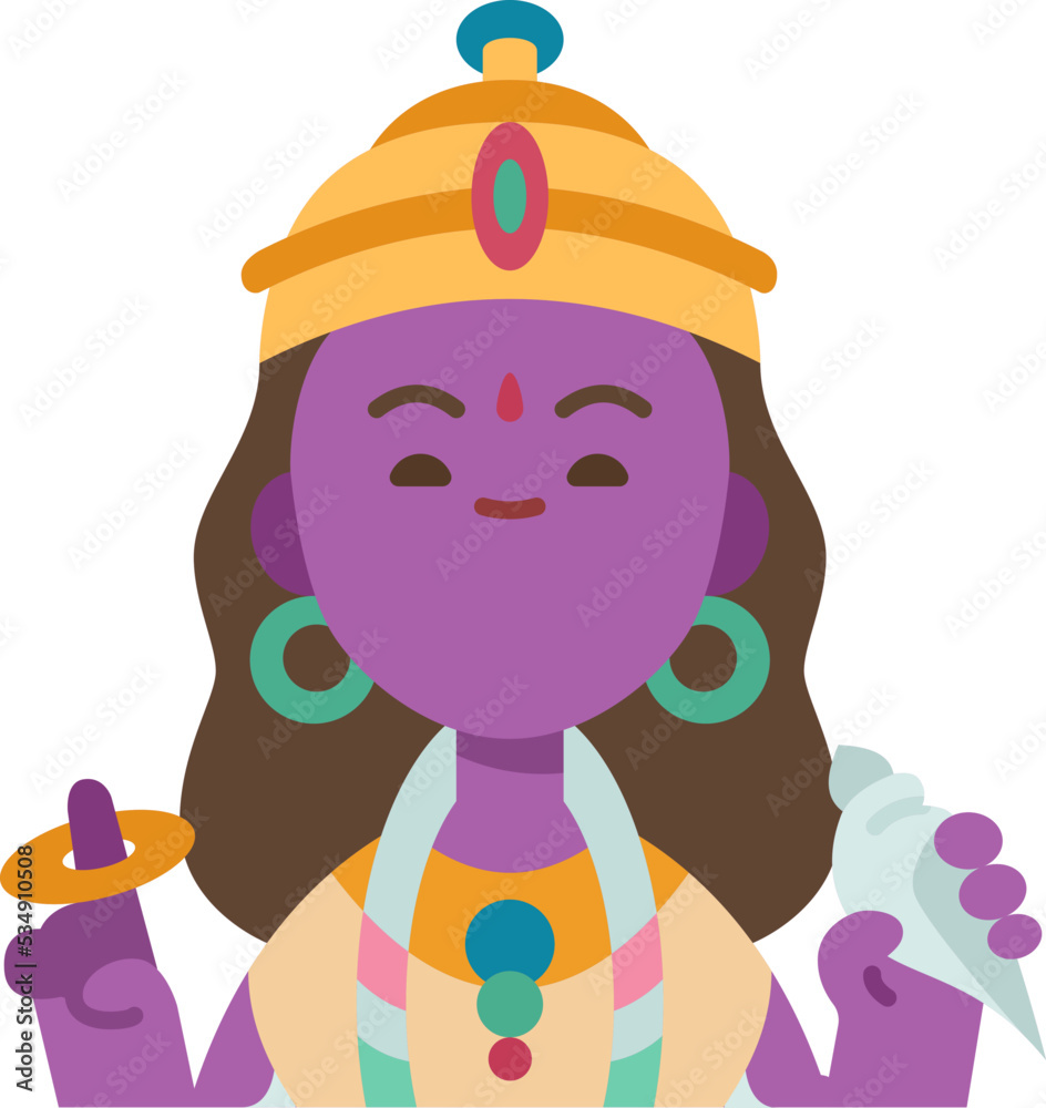 vishnu icon Stock Vector | Adobe Stock