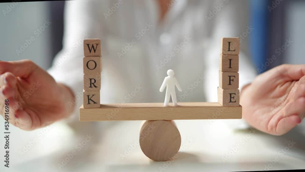 Work Life Balance Choice Stock Video | Adobe Stock
