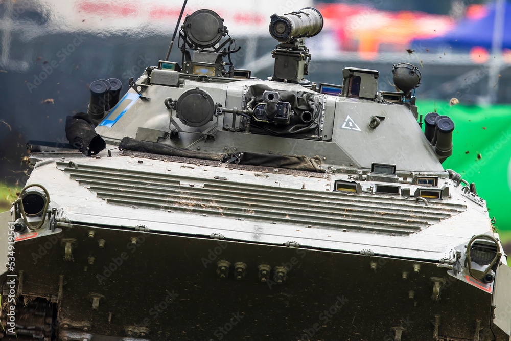 Ostrava Czech Republic 2022-09-15 The BMP-2 is an amphibious infantry ...