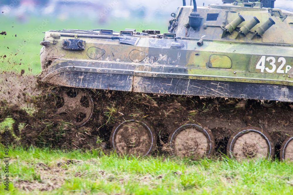 Ostrava Czech Republic 2022-09-15 The BMP-2 is an amphibious infantry ...