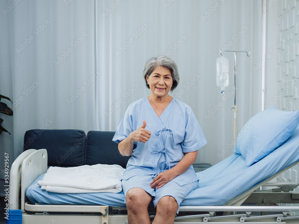 Happy Hospital Patient