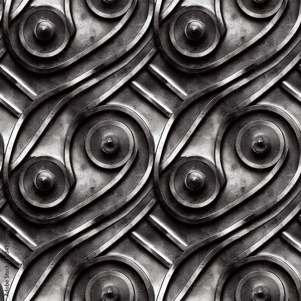 Seamless metal texture or background Stock Illustration | Adobe Stock