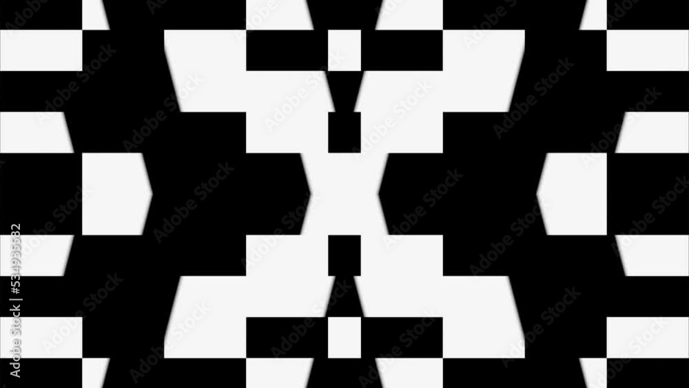 Animated abstract patterns. Looped graphic background of geometric ...