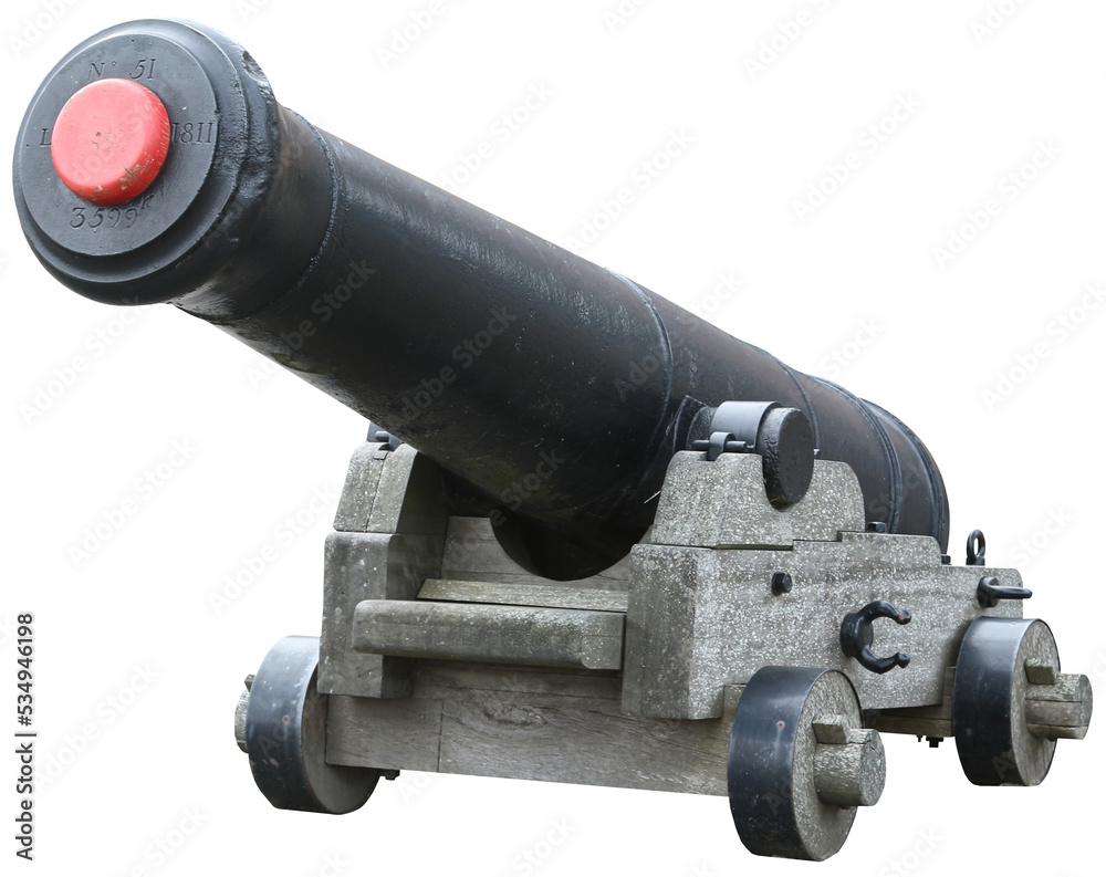 Poster old canon of a ship isolated – Wall Art | UkPosters
