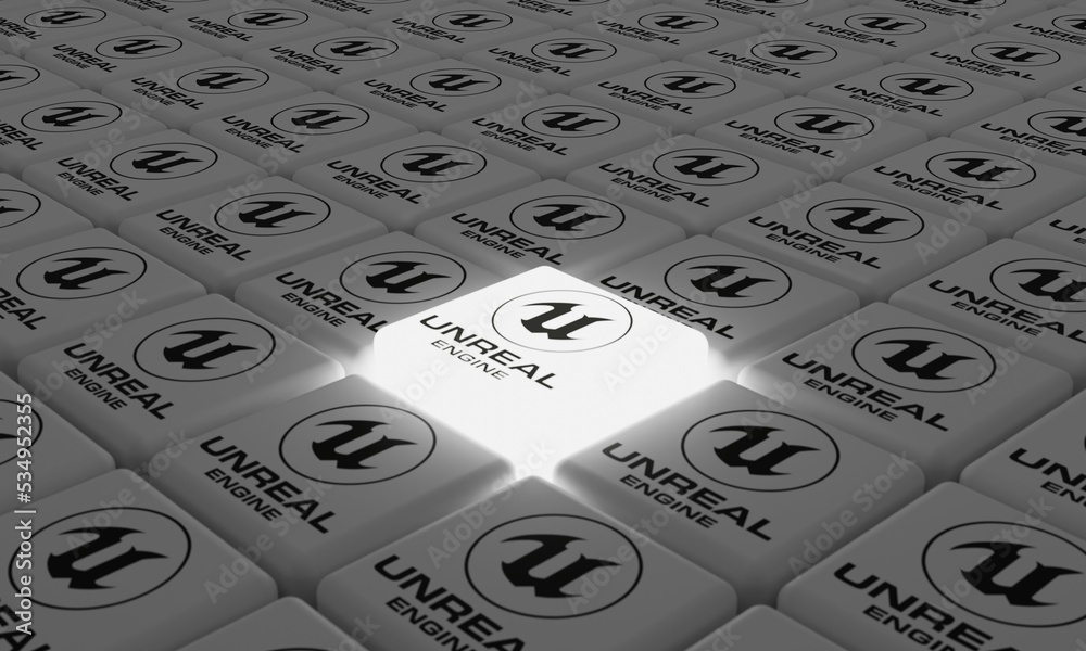 Melitopol, Ukraine - September 28, 2022: Unreal Engine logo icon ...