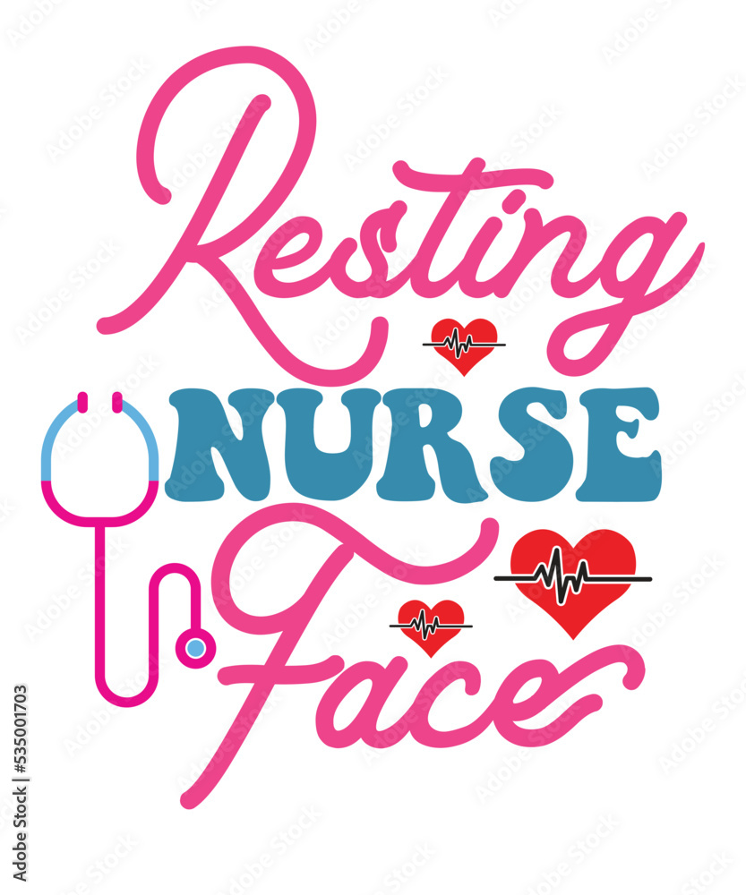 Vetor do Stock: Nurse Svg Design,Nurse Svg Bundle, Stethoscope Svg ...