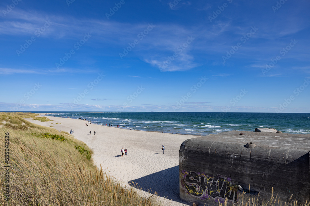 Bunkers from World War II-Skagens Odde, English Scaw Spit or The Skaw ...