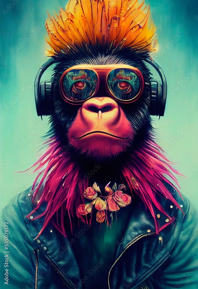 Rock Star Monkey