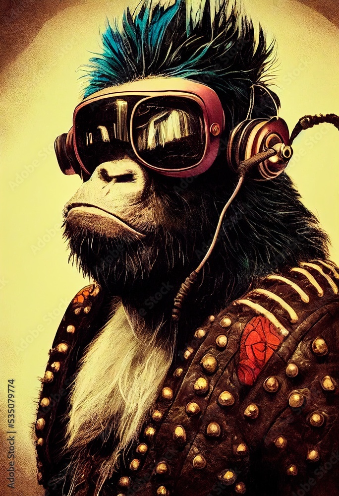 Rock Star Monkey
