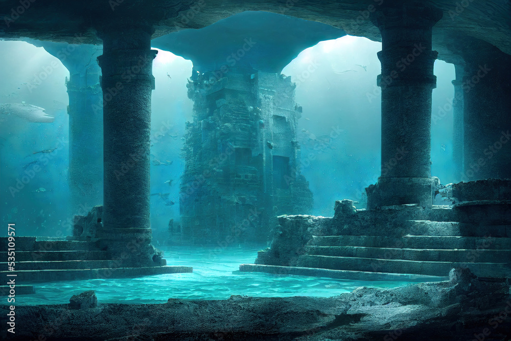 Atlantis Underwater Wallpaper