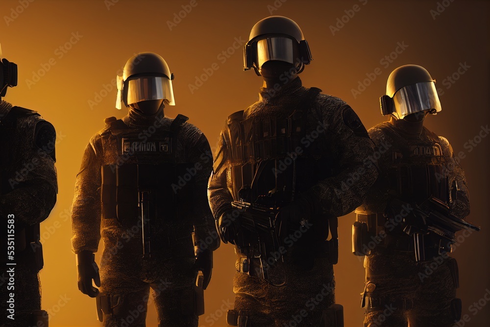 SWAT Team - fictional non-descript nor city-specific SWAT team in full ...