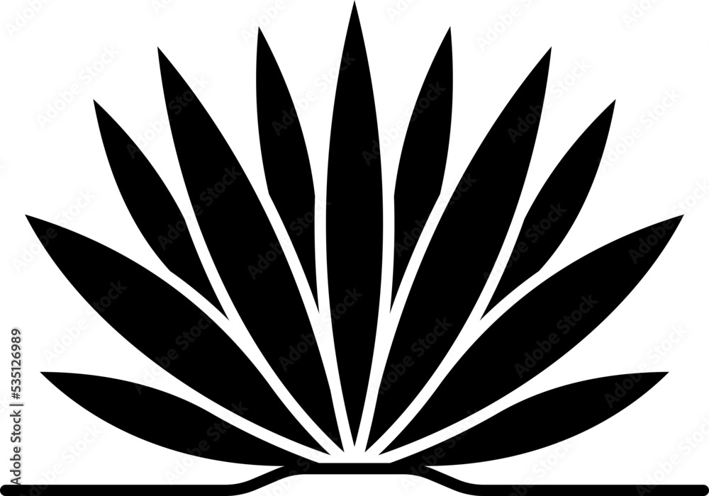 agave icon Stock Vector | Adobe Stock