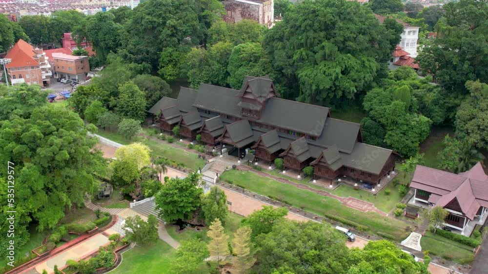 Melaka Sultanate Palace Museum in Malacca, Malaysia, a Modern ...