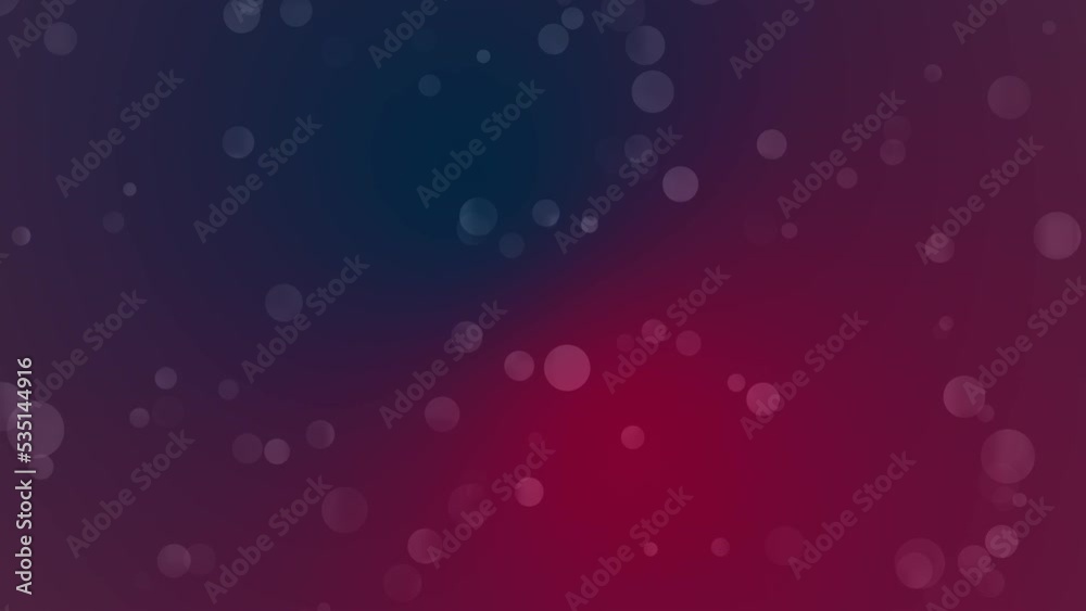 Vidéo Stock Rhapsody In Blue and Macabre bokeh gradient background loop motion. Moving bubbles ...