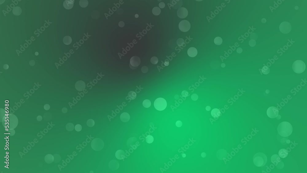 Sayward Pine and Tealish Green bokeh gradient background loop motion ...
