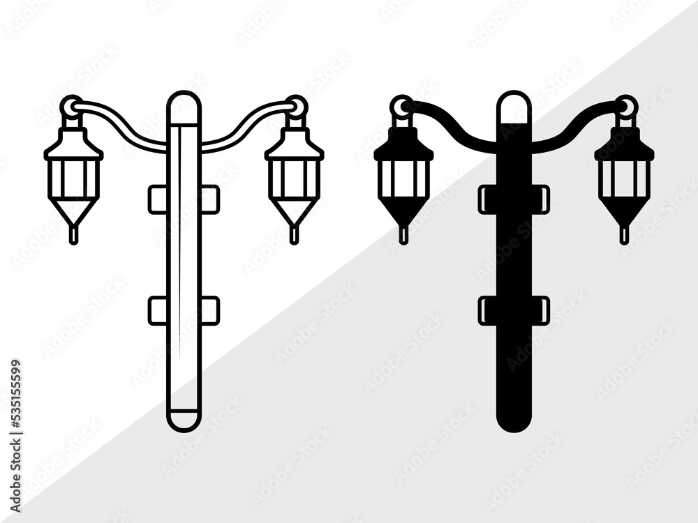 Street Light SVG, Street Light, Lamp Svg, Street Lamp Svg, Street Lamp ...