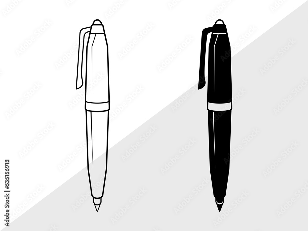 Pen SVG, Pen SVG, Fountain Pen Svg, Pen Icon Svg, Ink Pen Svg, Writing ...