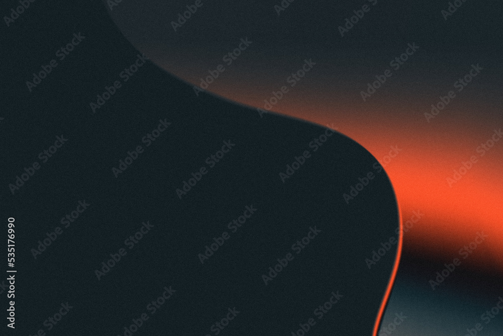 Retro Vibrant Gradient Background With Thermal Heatmap Effect And Grain Texture Liquid Fluid