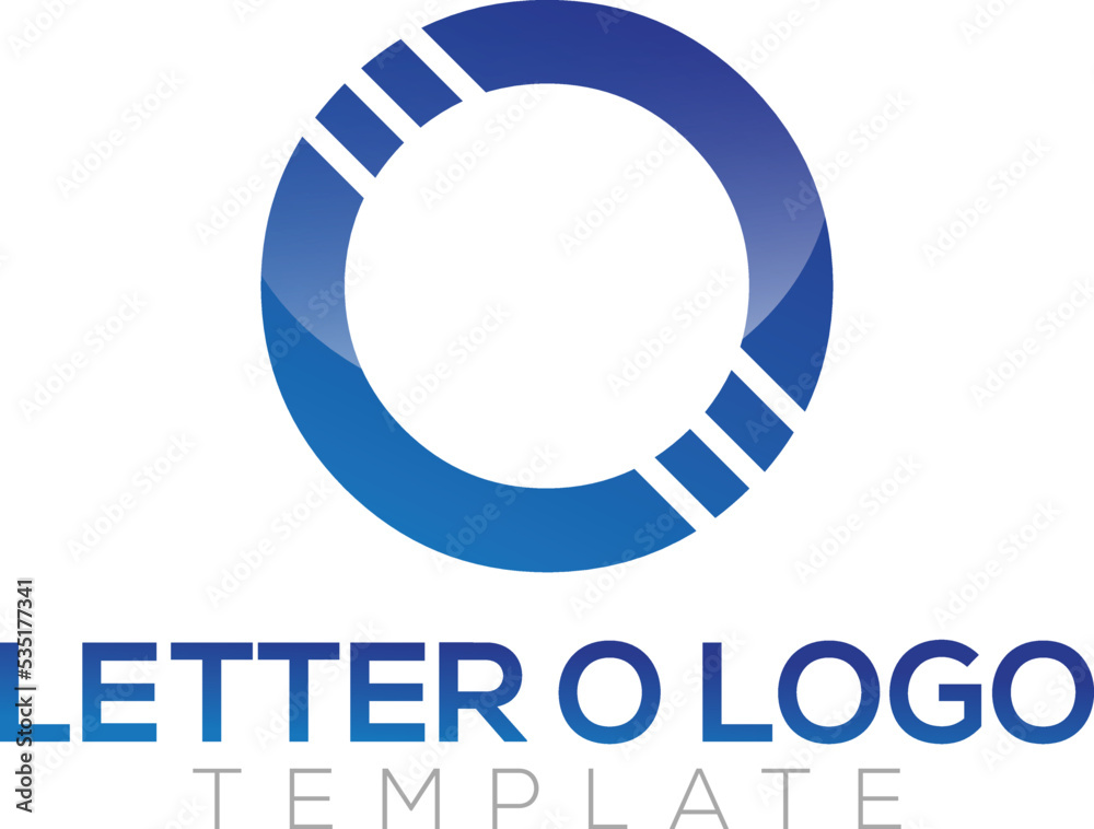 Letter O Logo Template Stock Vector | Adobe Stock