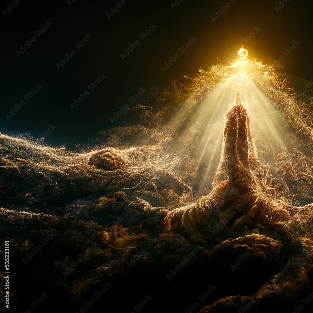 World Creation by God Divine Power - Digital Art, Concept Art, 3D ...