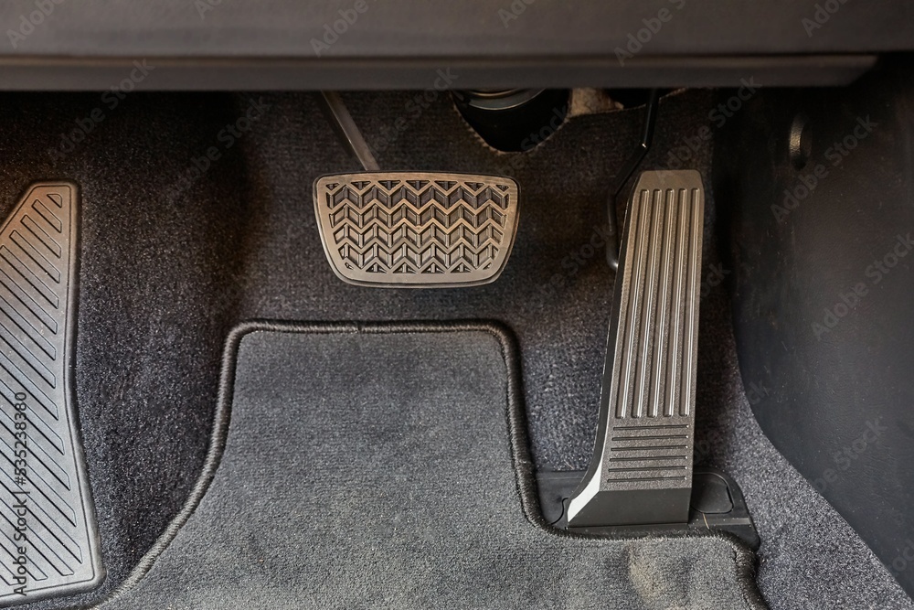 Pedals of a car Stock Photo | Adobe Stock