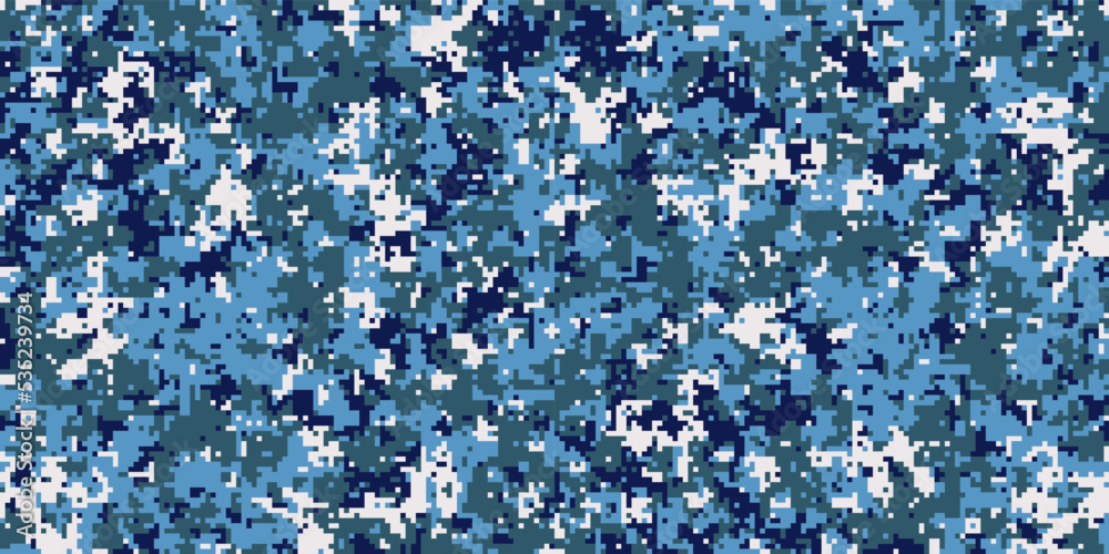 Pixel camouflage for a soldier army uniform. Modern camo fabric design ...